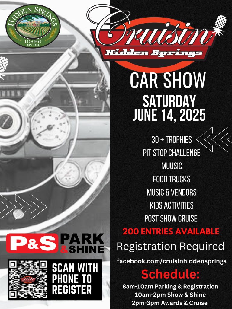 Cruisin Hidden Springs Car Show - Idaho Car Culture